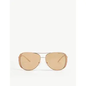 Michael Kors Aviator Sunglasses - Gold