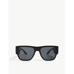 Versace Ve4403 Rectangle Sunglasses - Black