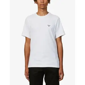 Barbour Basic Branded Cotton-jersey T-shirt - White
