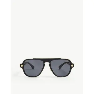 Versace Ve2199 Square Sunglasses - Black