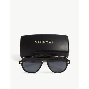 Versace Ve2199 Square Sunglasses - Black