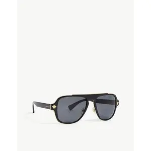 Versace Ve2199 Square Sunglasses - Black