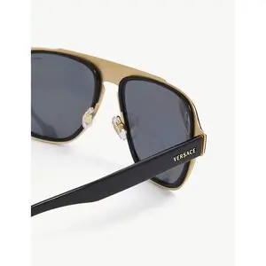 Versace Ve2199 Square Sunglasses - Black