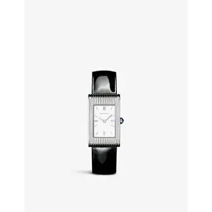 Boucheron Reflet Medium Stainless Steel And Sapphire Watch - Black/silver/white
