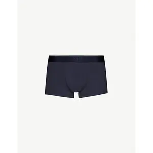 Sunspel Stretch-cotton Trunks - Navy
