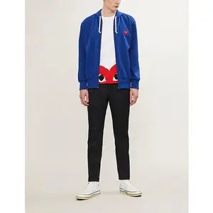 Play Comme Des Garcon Half-heart Logo T-shirt - White