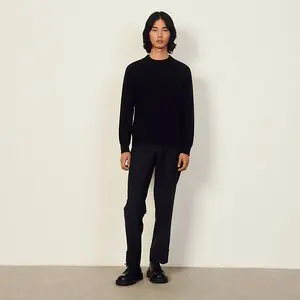 Sandro Long-sleeve Cashmere Jumper - Bleus