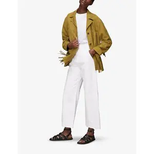 Whistles Lani Fringe Suede Jacket