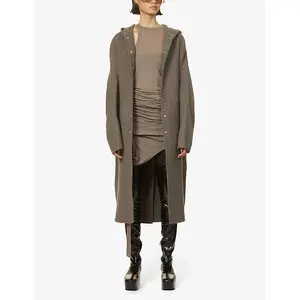 Rick Owens Peter Snap-front Cashmere Coat