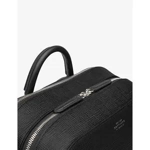 Smythson Panama Zip-around Leather Backpack