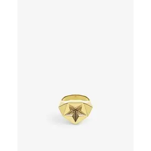SHAUN LEANE Star Signet Ring - Yellow Gold