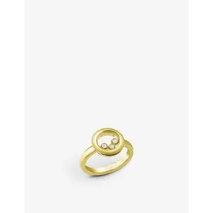Chopard Happy Diamonds Icons 18ct Yellow-gold And 0.15ct Diamond Ring - Yellow Gold