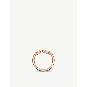 Chopard Happy Hearts 18k And Mother-of-pearl Ring - Rose Gold