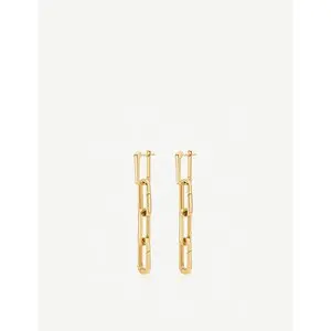 Monica Vinader Alta Cap Charm Cocktail Link Earrings - 18 Ct Gold