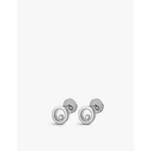 Chopard Happy Diamonds 18ct Yellow-gold Diamond Earrings