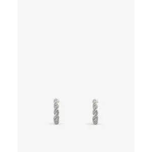 Monica Vinader Corda Sterling Single Huggie Earrings - Silver