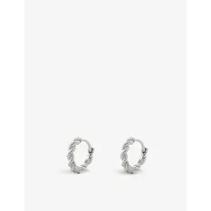 Monica Vinader Corda Sterling Single Huggie Earrings - Silver