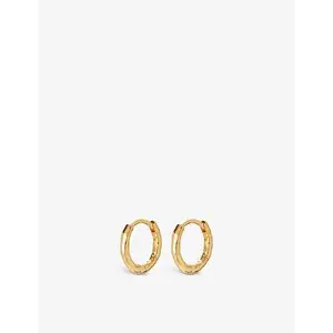 Monica Vinader Siren Muse Mini Huggie Earrings In 18ct Yellow -plated Vermeil - Gold