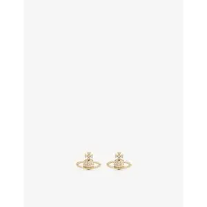 VIVIENNE WESTWOOD Mayfair Orb Stud Earrings - Crystal Ab/gold
