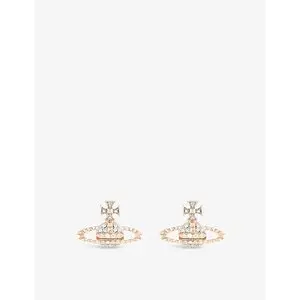 VIVIENNE WESTWOOD Mayfair Orb Stud Earrings - Pink Gold/rhodium