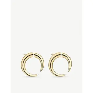 SHAUN LEANE Quill Talon Large Gold Vermeil Drop Earrings - Yellow Gold Vermeil