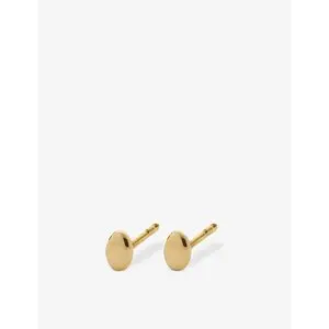 Monica Vinader Nura Pebble Stud Earrings - Gold
