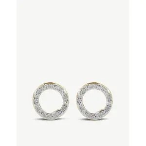 Monica Vinader Riva Circle Stud Earrings
