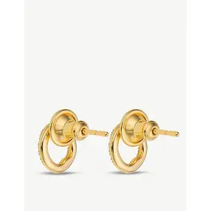 Monica Vinader Riva Circle Stud Earrings