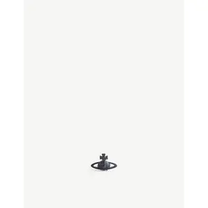 VIVIENNE WESTWOOD Suzon Ruthenium-plated Brass Stud Earring - Nano Black
