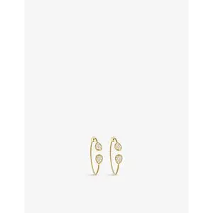 Boucheron Serpent Bohème Diamond Hoop Earrings - Gold