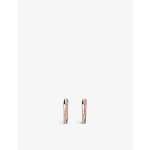 Monica Vinader Siren Muse Mini Huggie Earrings - Rose Gold