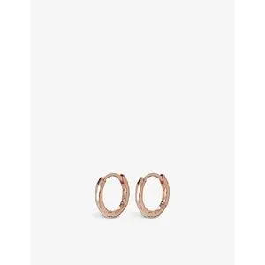 Monica Vinader Siren Muse Mini Huggie Earrings - Rose Gold