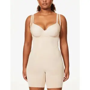 Spanx Sculpt™ Oncore Open-bust Mid-thigh Bodysuit - Soft Nude