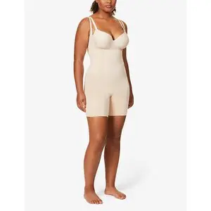 Spanx Sculpt™ Oncore Open-bust Mid-thigh Bodysuit - Soft Nude