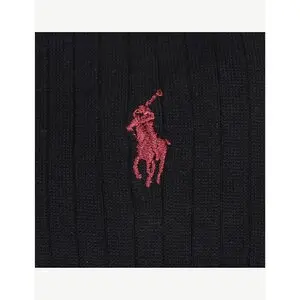 Polo Ralph Lauren Egyptian Cotton-blend Socks - Navy