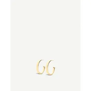Monica Vinader Fiji 18ct Vermeil Hoop Earrings - Gold