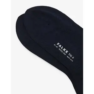 Falke No3 Wool-silk Socks - 6370 Dark Navy