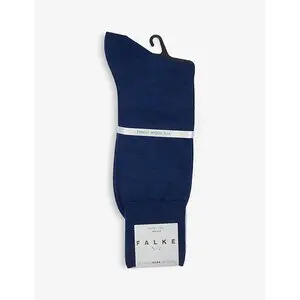 Falke No3 Wool-silk Socks Royal Blue