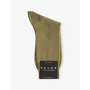 Falke Fine Shadow Cotton-Blend Socks Crocodile