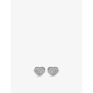 Chopard Happy Hearts Diamond Earrings - White Gold