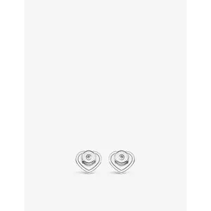 Chopard Happy Hearts Diamond Earrings - White Gold