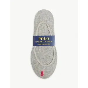 Polo Ralph Lauren Set Of Three Liner Socks - Black White Grey