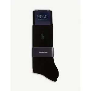 Ralph Lauren Ribbed Socks - Black