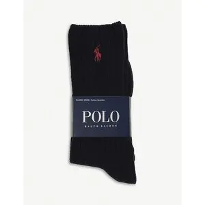 Polo Ralph Lauren Ribbed Socks - Navy