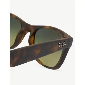 Ray-ban Tortoiseshell Wayfarer Sunglasses - Matte Havana
