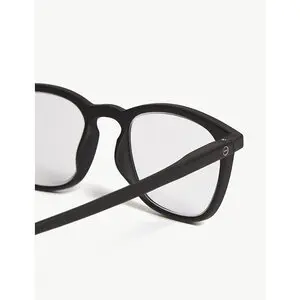 IZIPIZI E Reading + Square-frame Glasses - Black