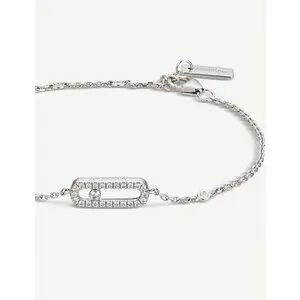 Messika Move Uno Pavé Diamond Bracelet - White