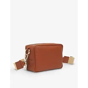 Whistles Bibi Leather Cross Body Bag - Tan