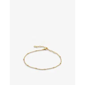 Monica Vinader Beaded 18ct Vermeil Bracelet - Gold