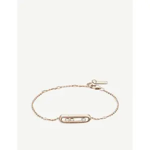 Messika 18ct Rose-gold And Diamond Bracelet - Pink